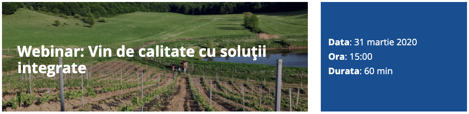 [Webinar] Vin de calitate cu soluții integrate